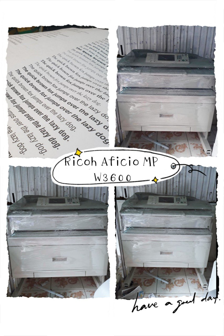 Máy Photocopy A0 Ricoh Aficio MP W3600